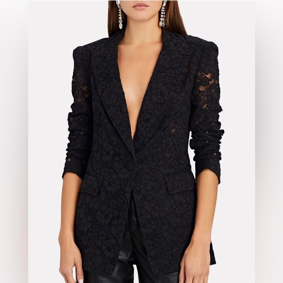 Veronica Beard | Jackets & Coats | Veronica Beard Lace Blazer Black ...
